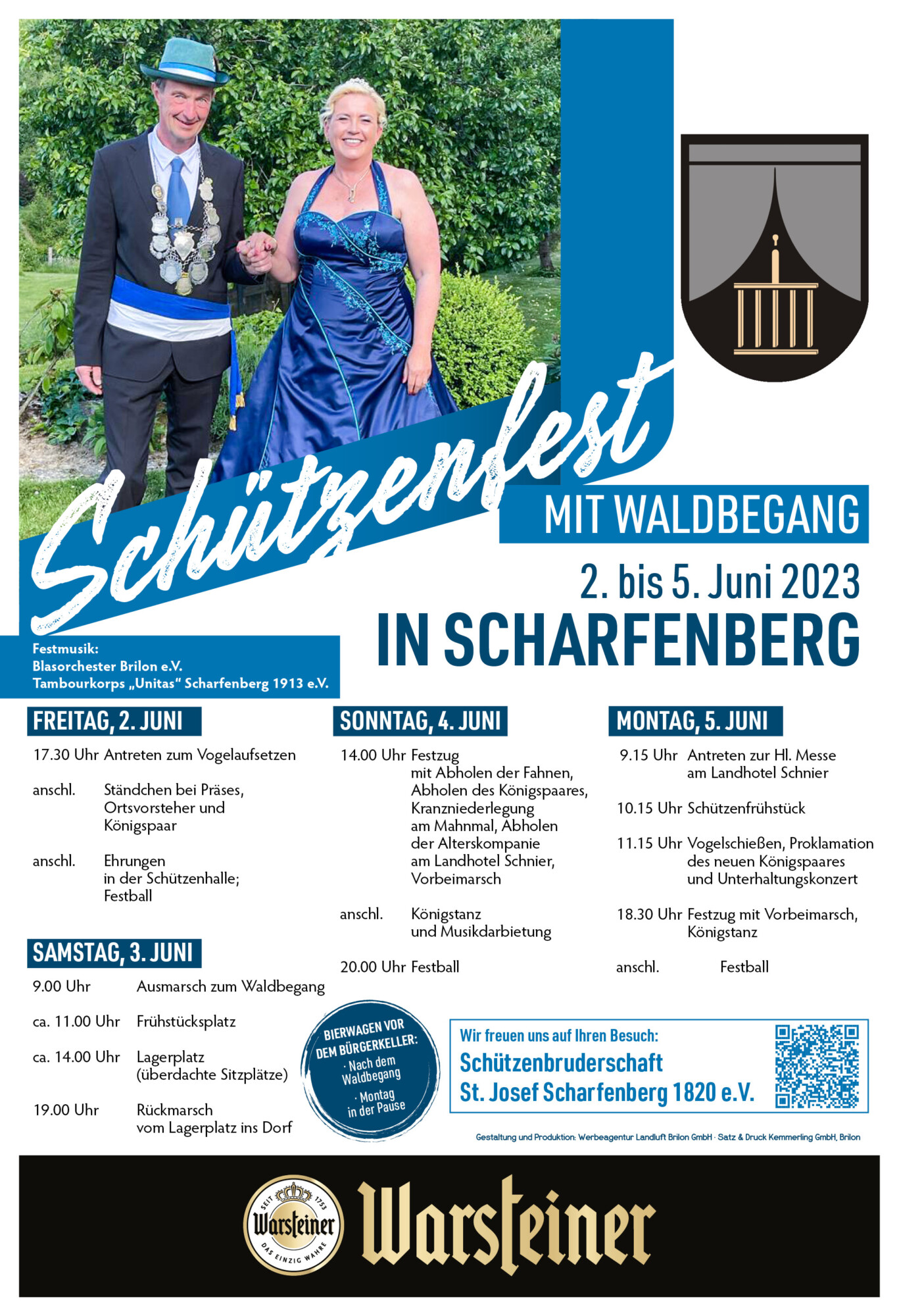 Schützenfest in SCHARFENBERG – Montag -> „Hl. Messe“ -> „Vogelschießen ...
