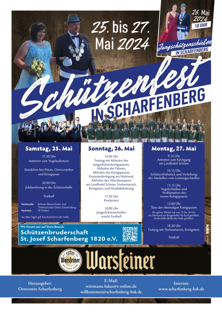 Lesen, was Scharfenberg bewegt: Der 90. Scharfenberger Bürgerbrief zum Schützenfest ist da ...