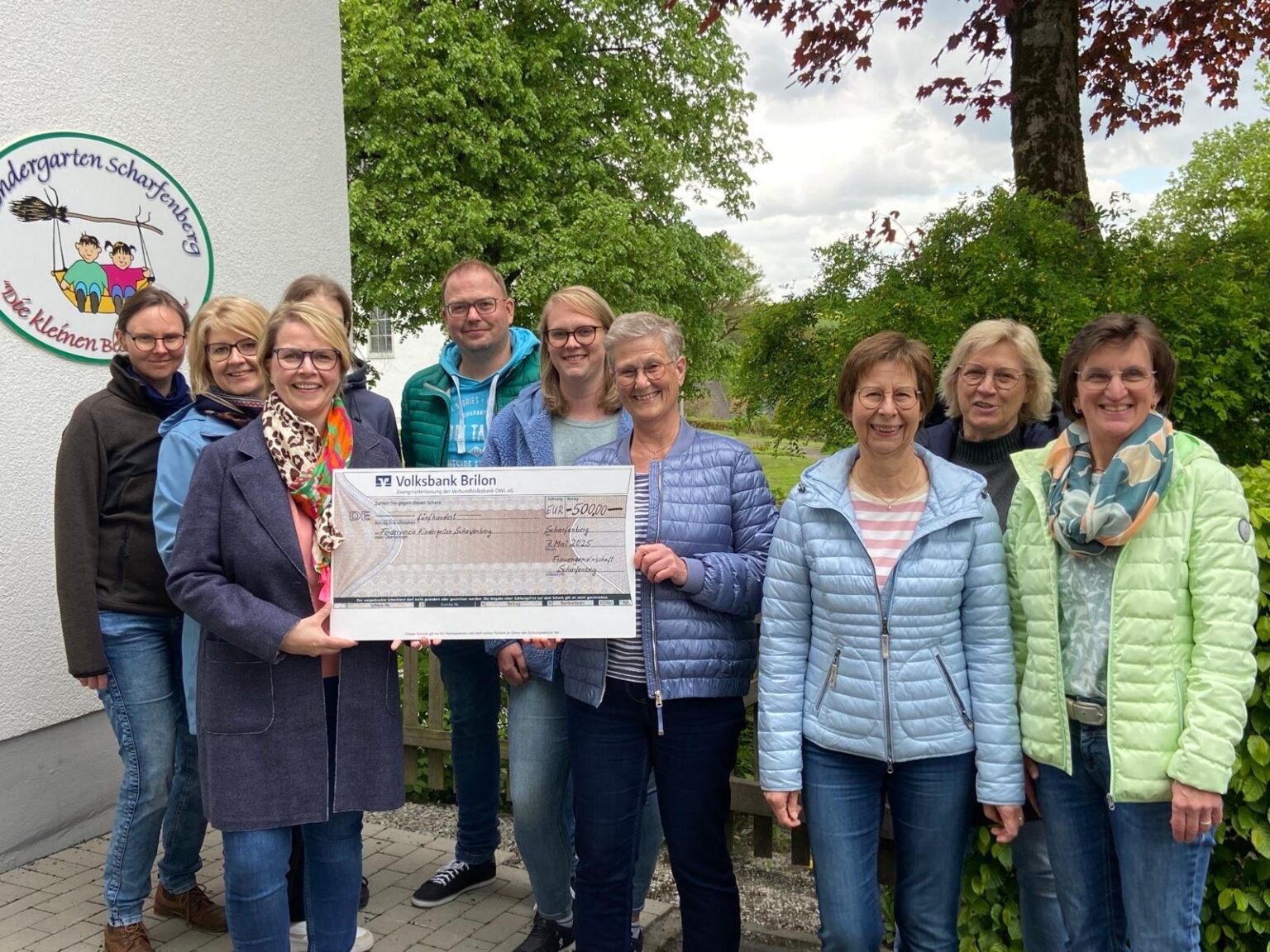 Große Freude im Kindergarten Scharfenberg über 500 €-Spende der ...